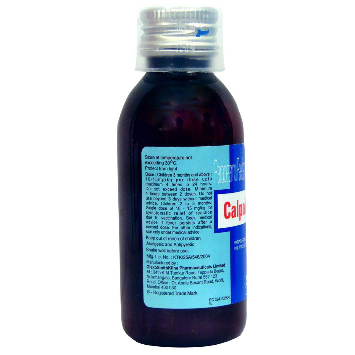 Calpol-250 mg Oral Suspension 60 ml Price, Uses, Side Effects ...