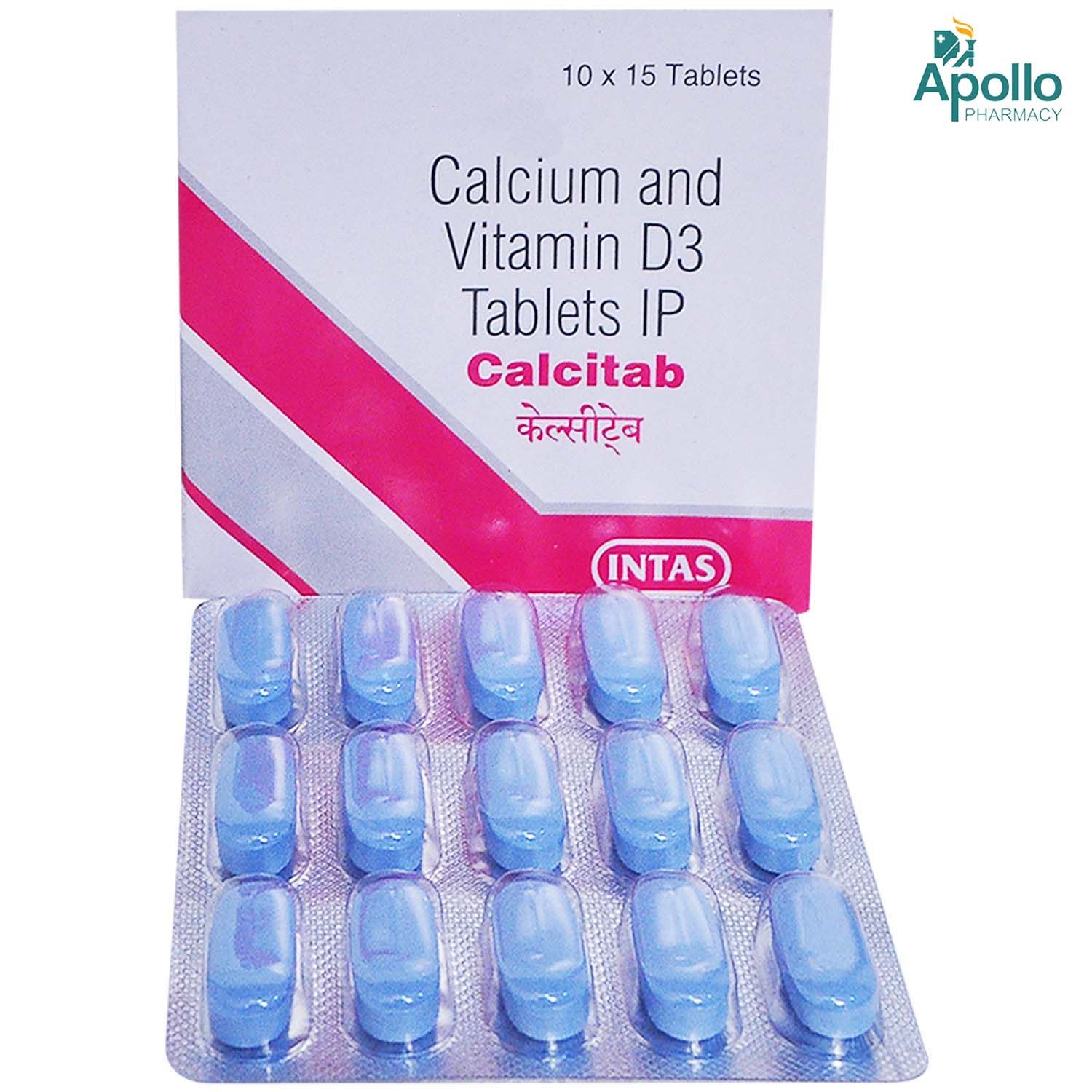 Calcitab Tablet 15's Price, Uses, Side Effects, Composition - Apollo ...