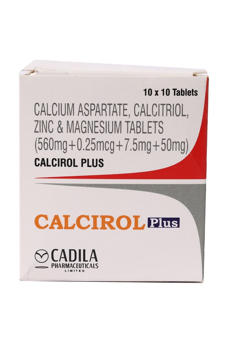Calcirol Plus Tablet 10's Price, Uses, Side Effects, Composition ...