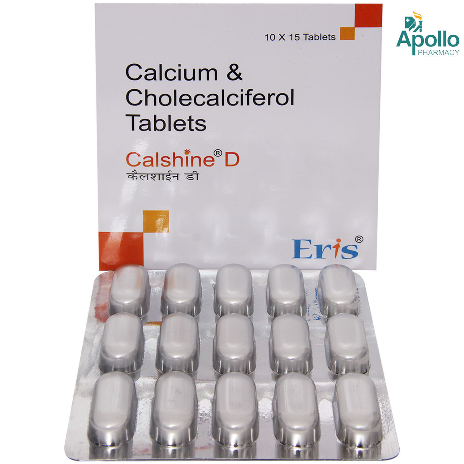 Calshine D Tablet 15's Price, Uses, Side Effects, Composition - Apollo ...