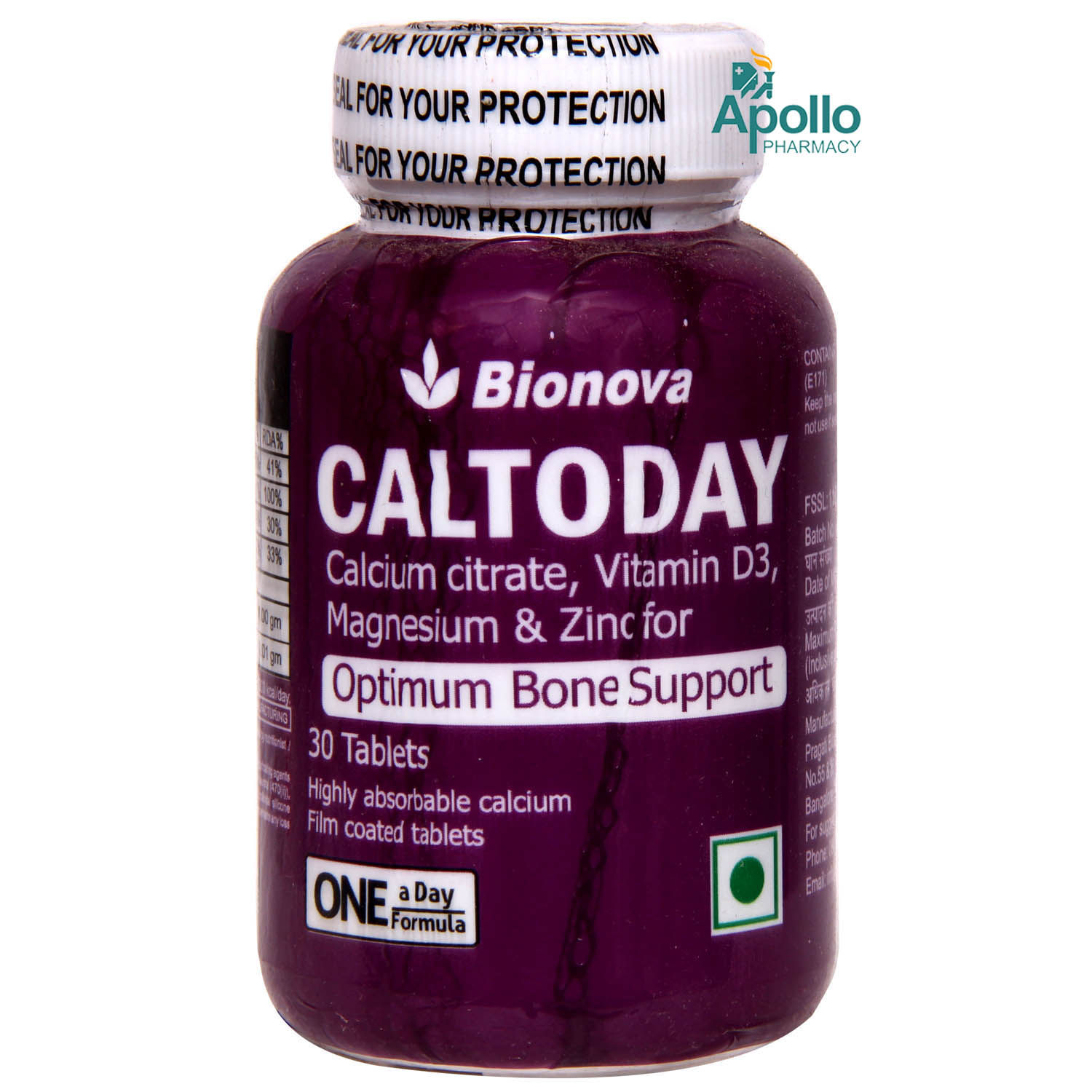 CALTODAY TABLET 30'S Price, Uses, Side Effects, Composition - Apollo ...