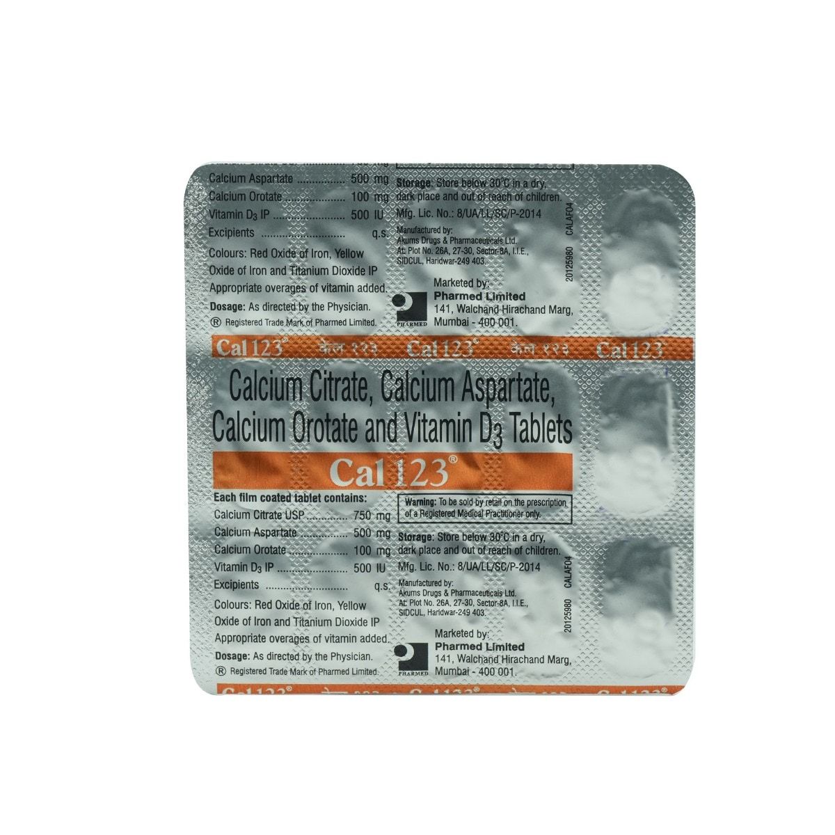 Cal 123 Tablet 15's Price, Uses, Side Effects, Composition - Apollo ...