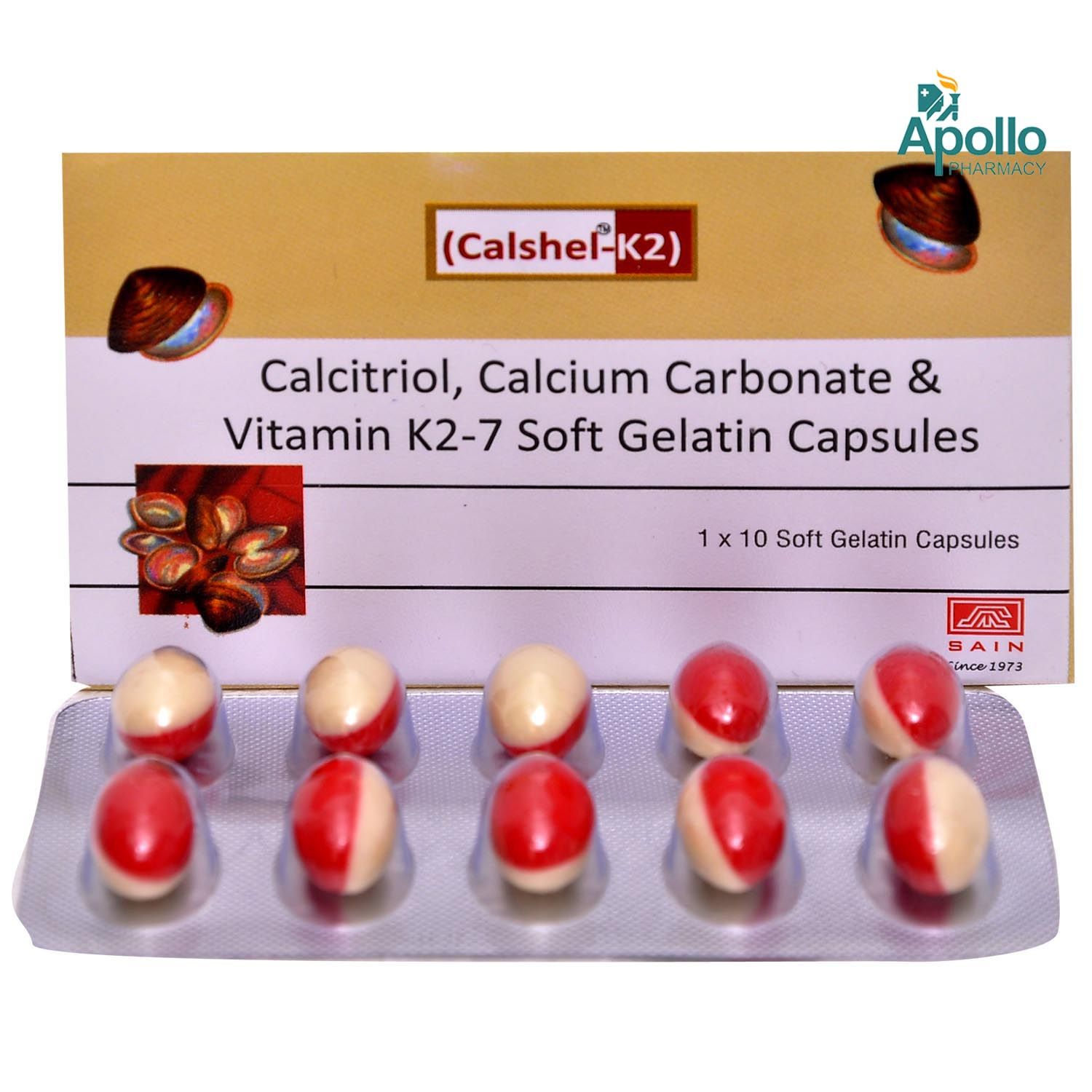 Calshel-K2 Capsule 10's Price, Uses, Side Effects, Composition - Apollo ...