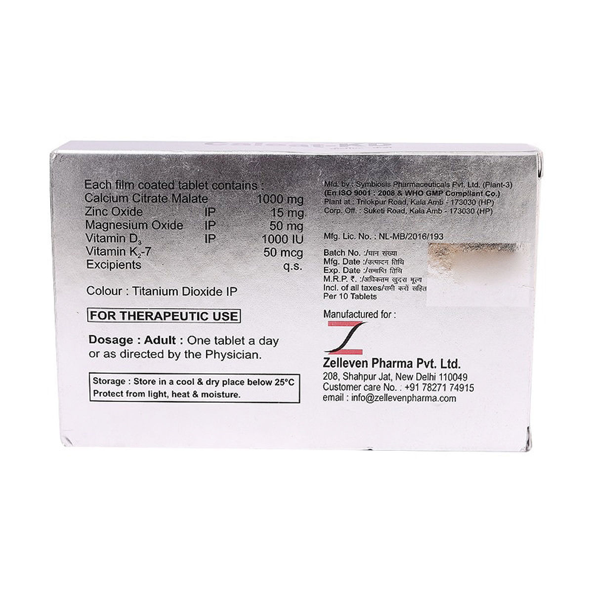 Caleat-KD Tablet 10's Price, Uses, Side Effects, Composition - Apollo ...