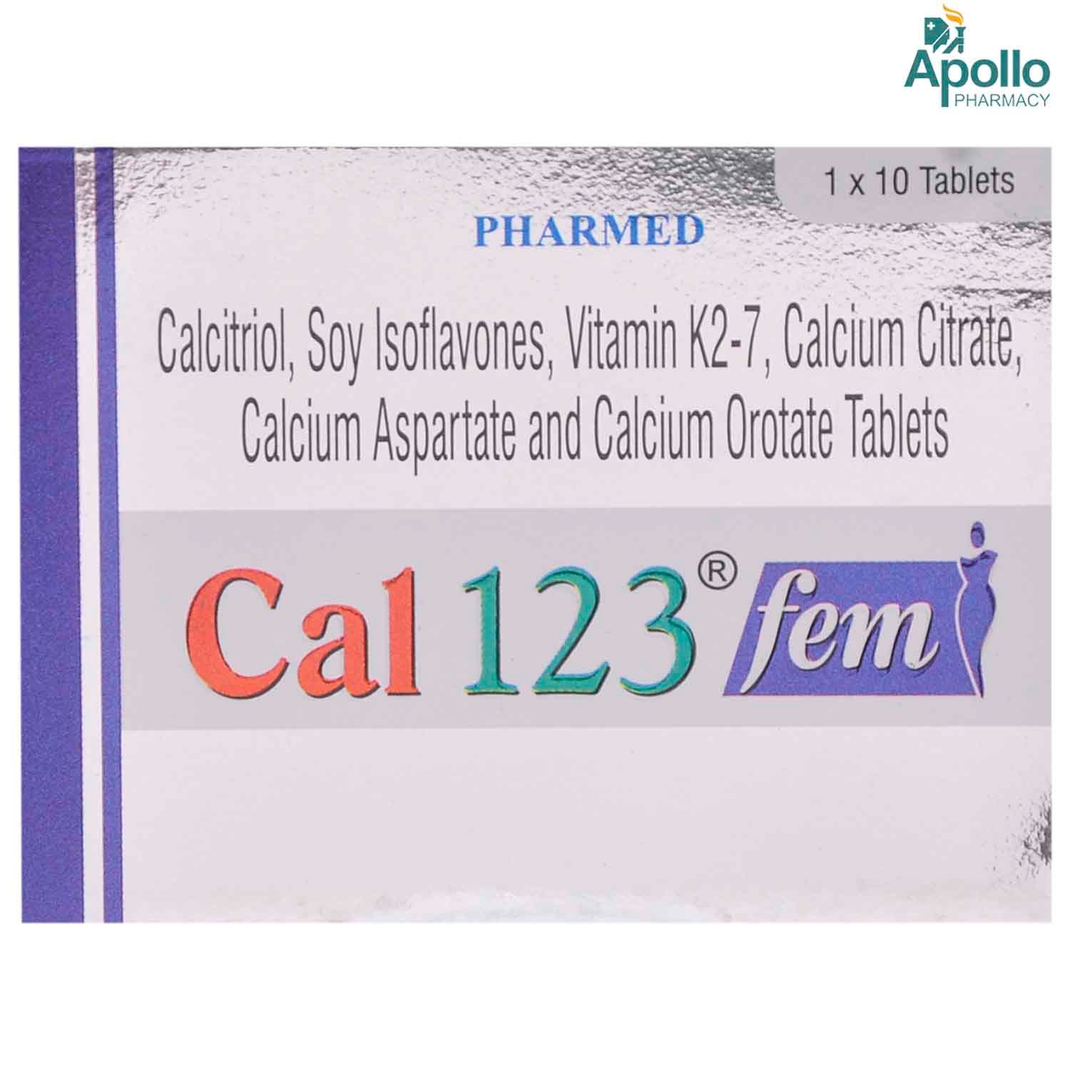 CAL 123 FEM TABLET Price, Uses, Side Effects, Composition - Apollo Pharmacy