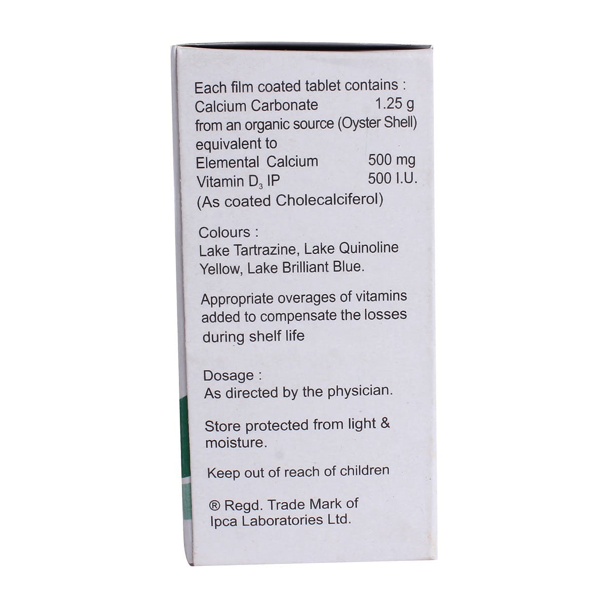 Calten D-500 Tablet 15`s Price, Uses, Side Effects, Composition ...