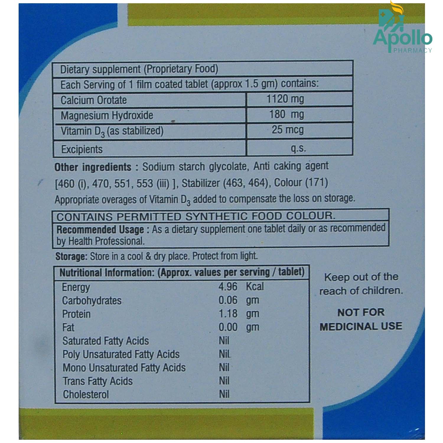 CAL MD3 TABLET Price, Uses, Side Effects, Composition - Apollo Pharmacy