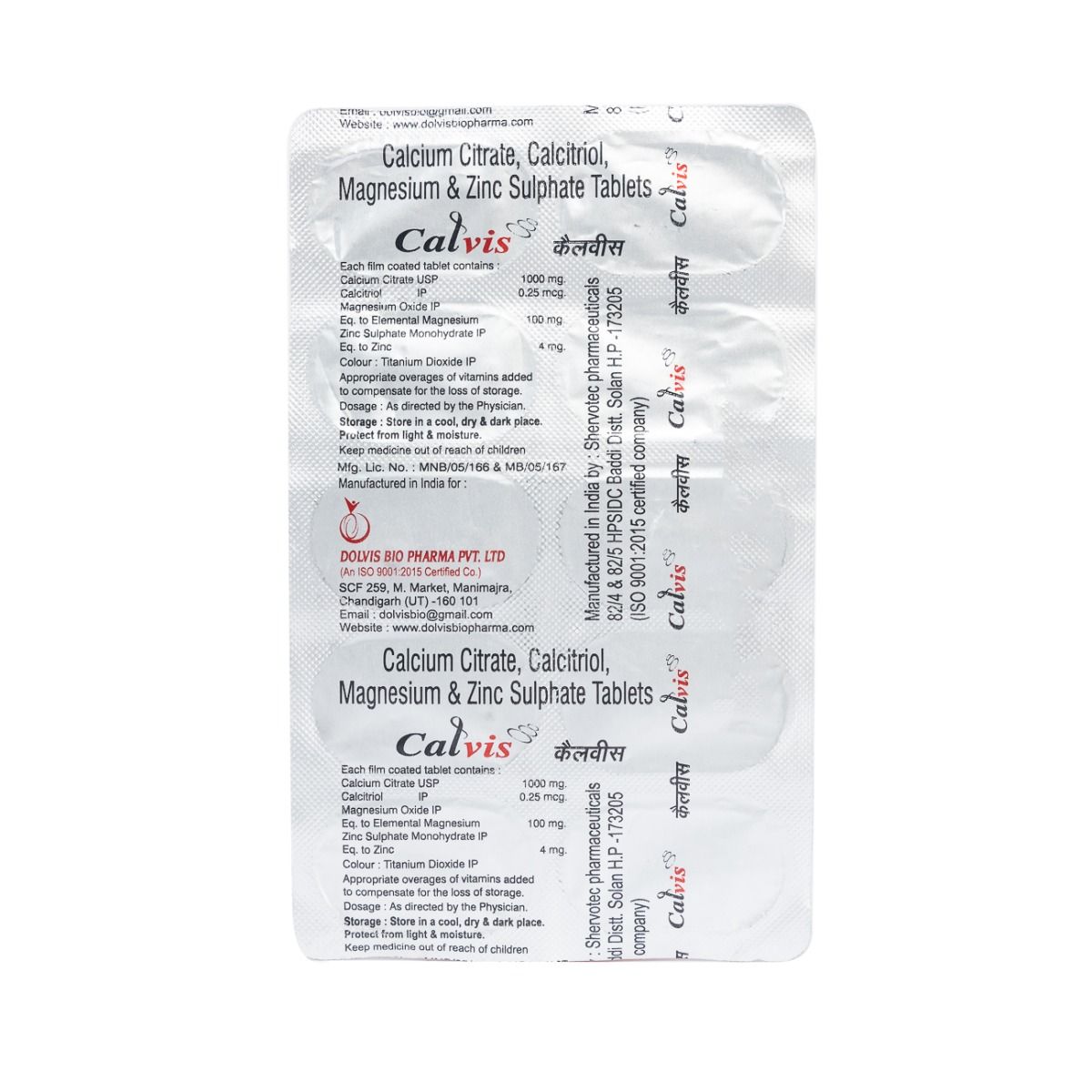 CALVIS TABLET 10'S Price, Uses, Side Effects, Composition - Apollo Pharmacy