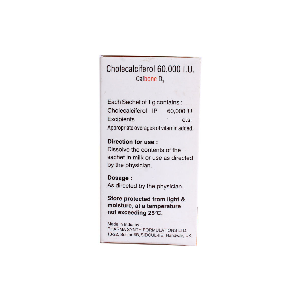 Calbone D3 Sachet 1 gm Price, Uses, Side Effects, Composition - Apollo ...