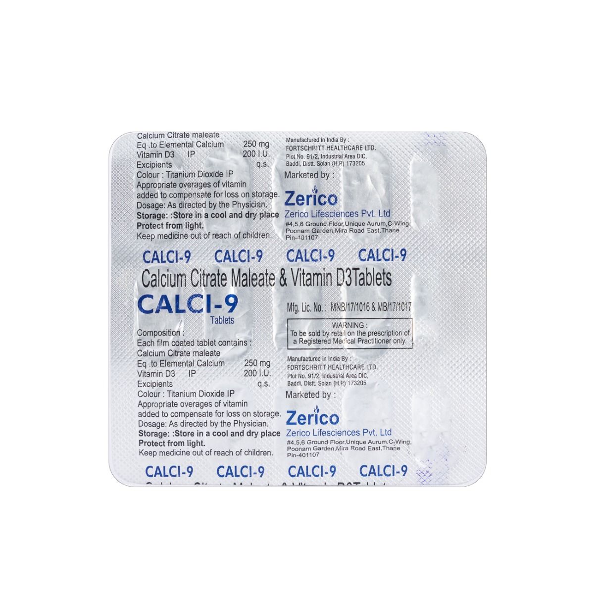 CALCI 9 TABLET Price, Uses, Side Effects, Composition - Apollo Pharmacy