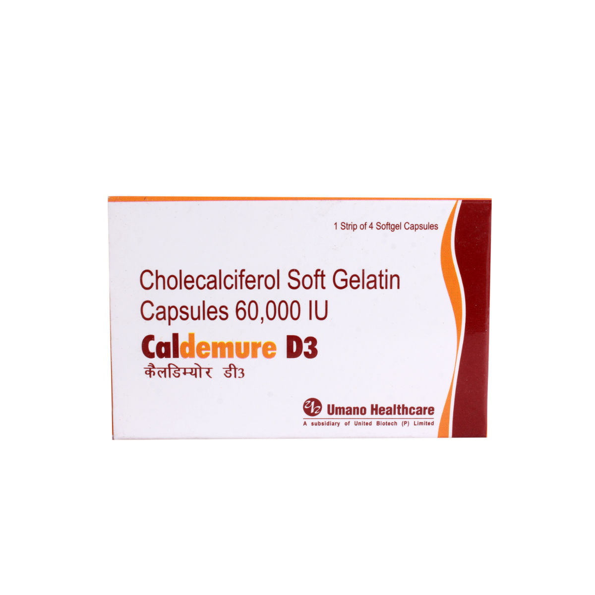 Caldemure D3 Capsule 4's Price, Uses, Side Effects, Composition ...