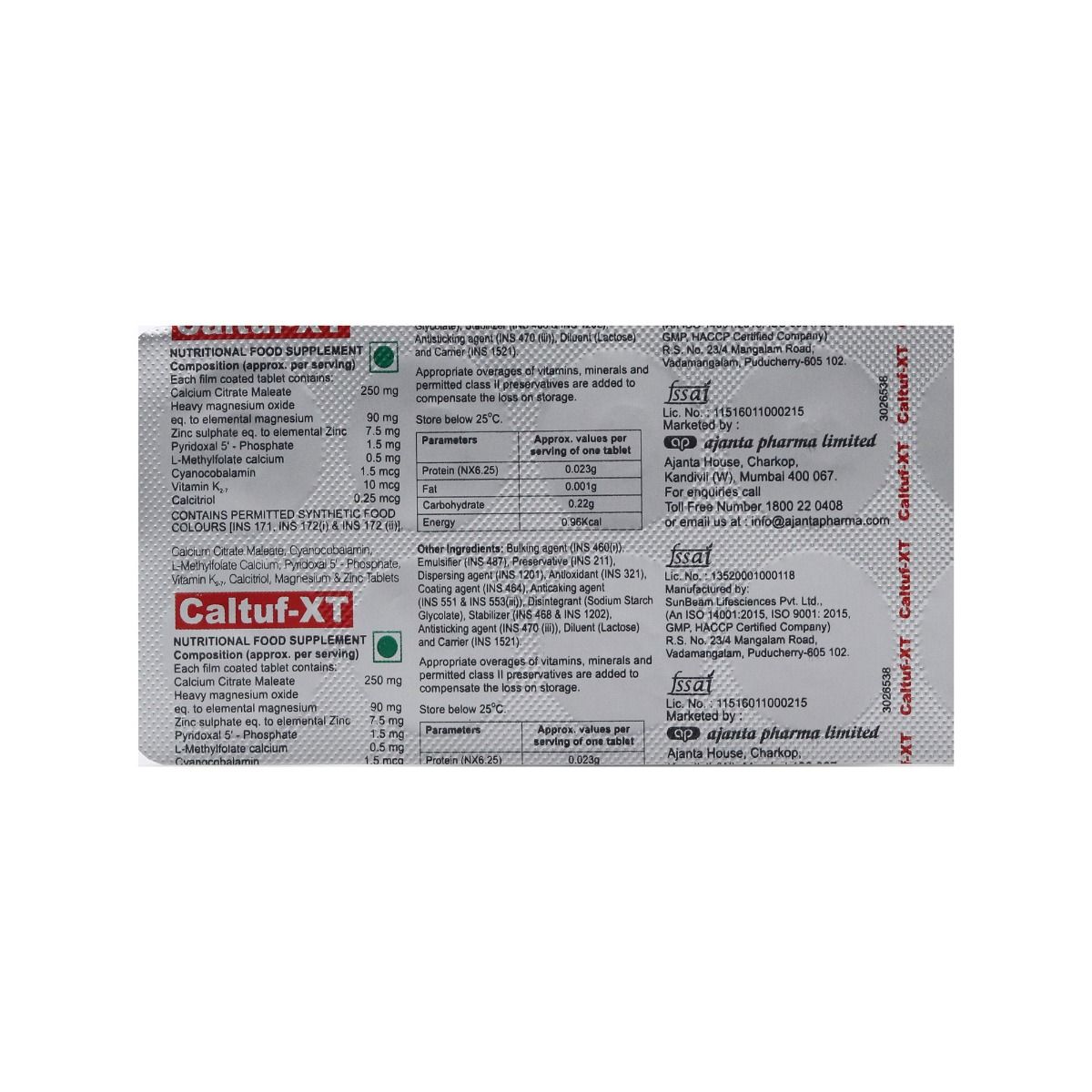 CALTUF XT TABLET 10'S Price, Uses, Side Effects, Composition - Apollo ...