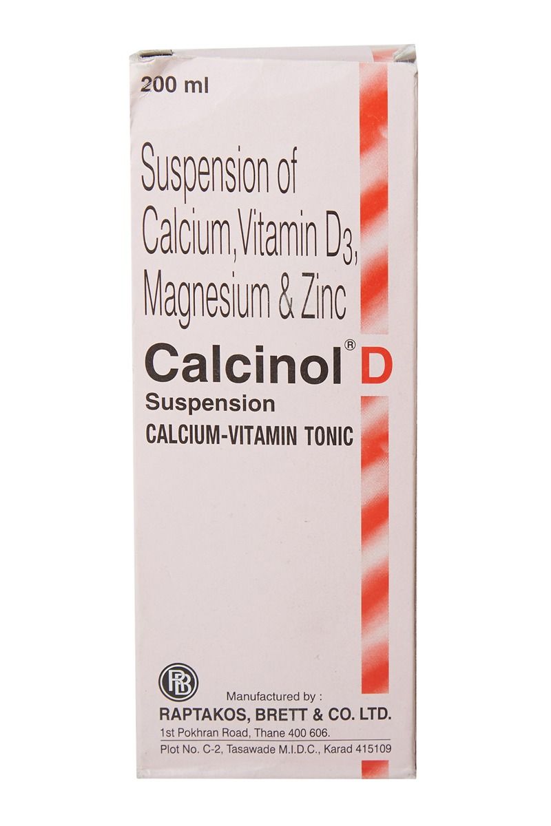 Calcinol D Suspension 200 ml Price, Uses, Side Effects, Composition ...