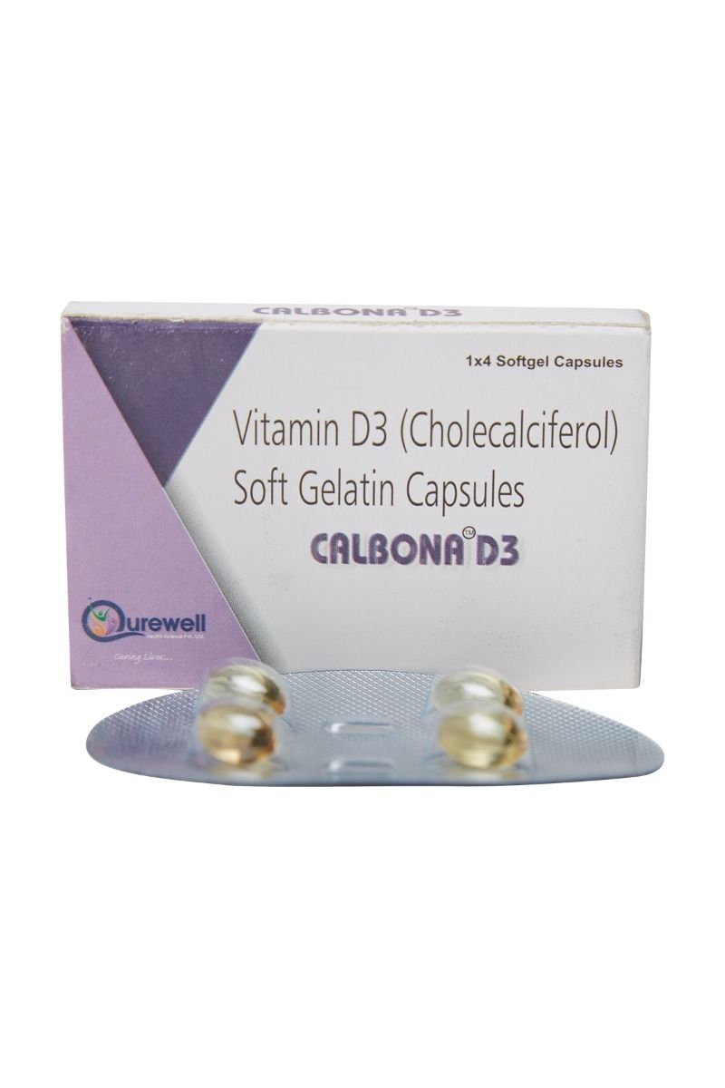 Calbona D3 Capsule 4's Price, Uses, Side Effects, Composition - Apollo ...