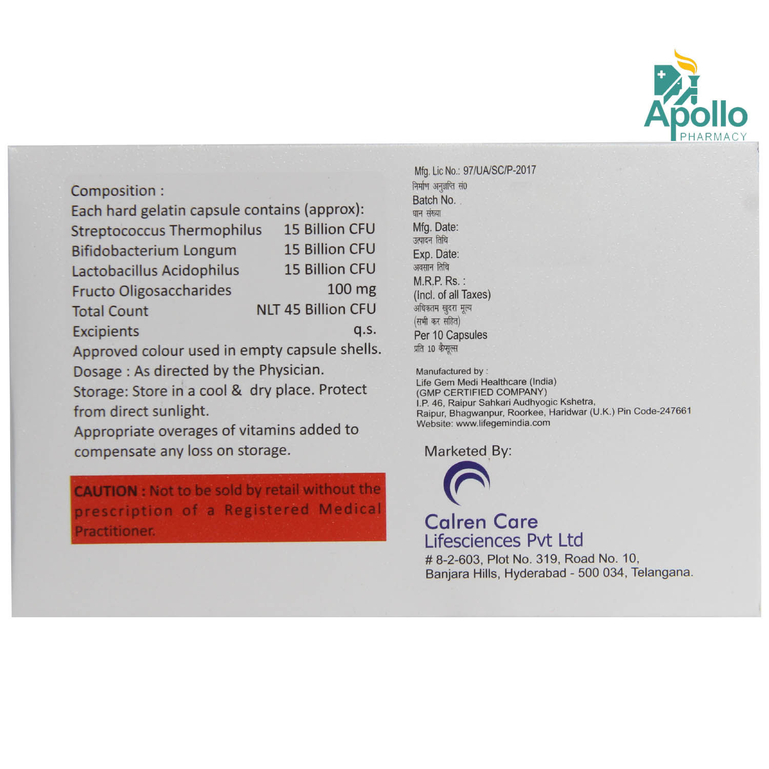 Celprotik-Forte Capsule 10's Price, Uses, Side Effects, Composition ...