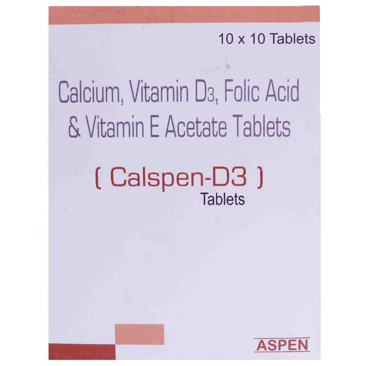 Calspen D3 Tablet 10's Price, Uses, Side Effects, Composition - Apollo ...