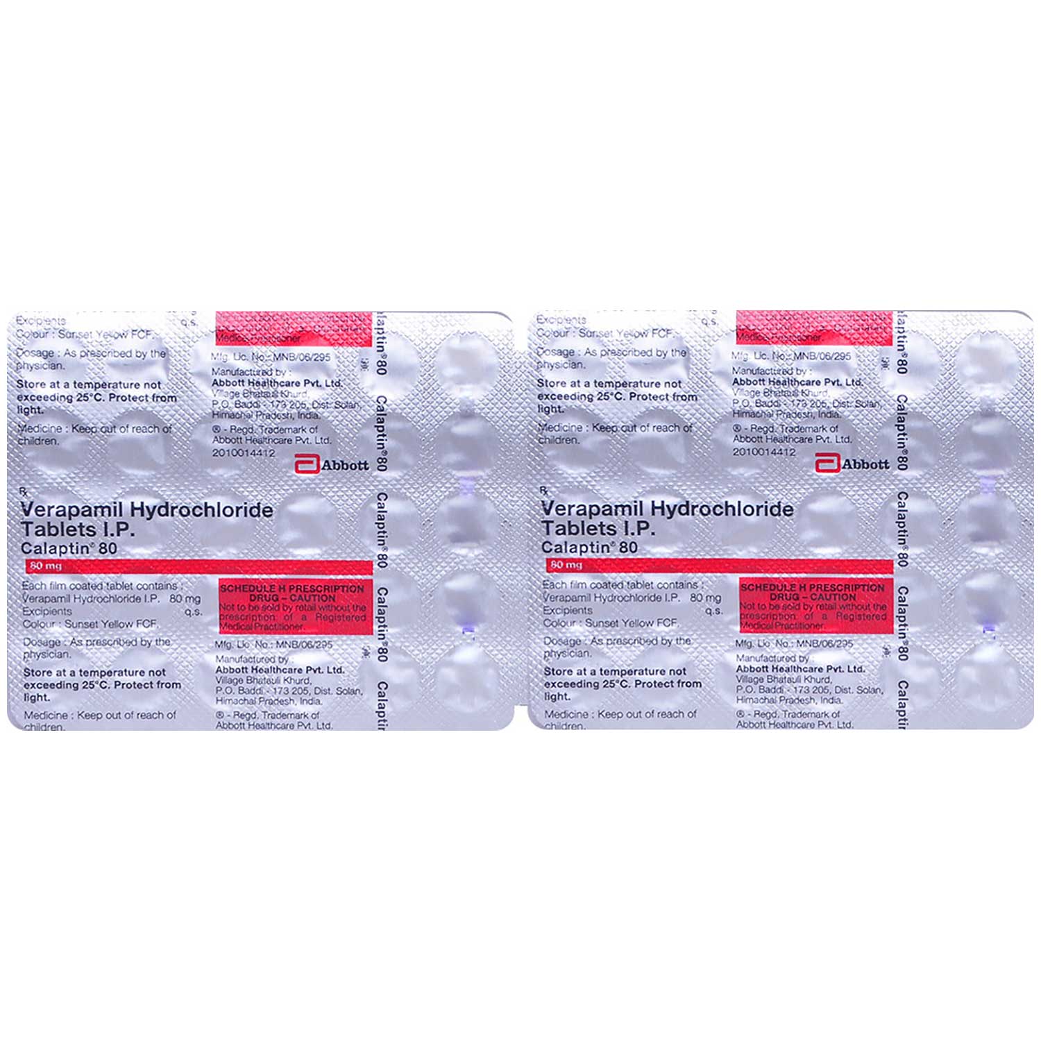 Calaptin 80 Tablet 30's Price, Uses, Side Effects, Composition - Apollo ...