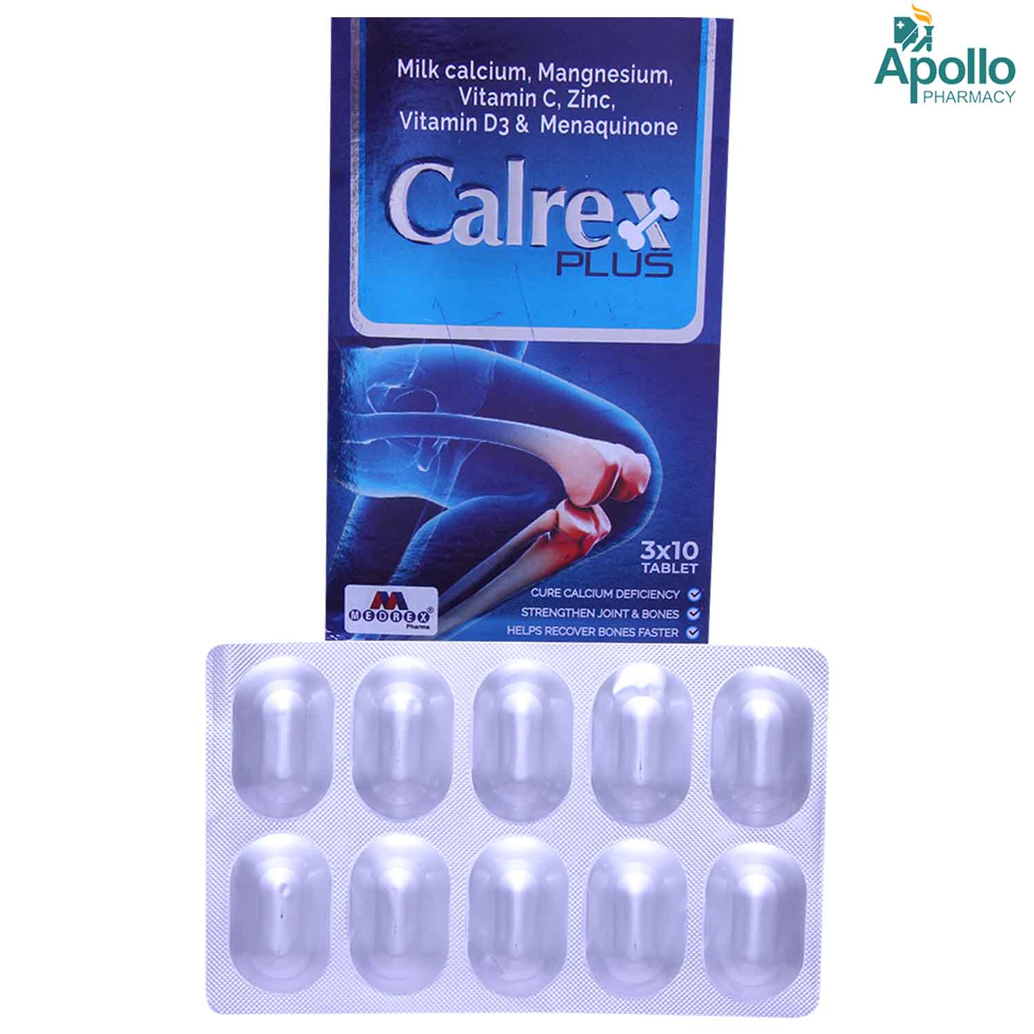 Calrex Plus Tablet 10's Price, Uses, Side Effects, Composition - Apollo ...