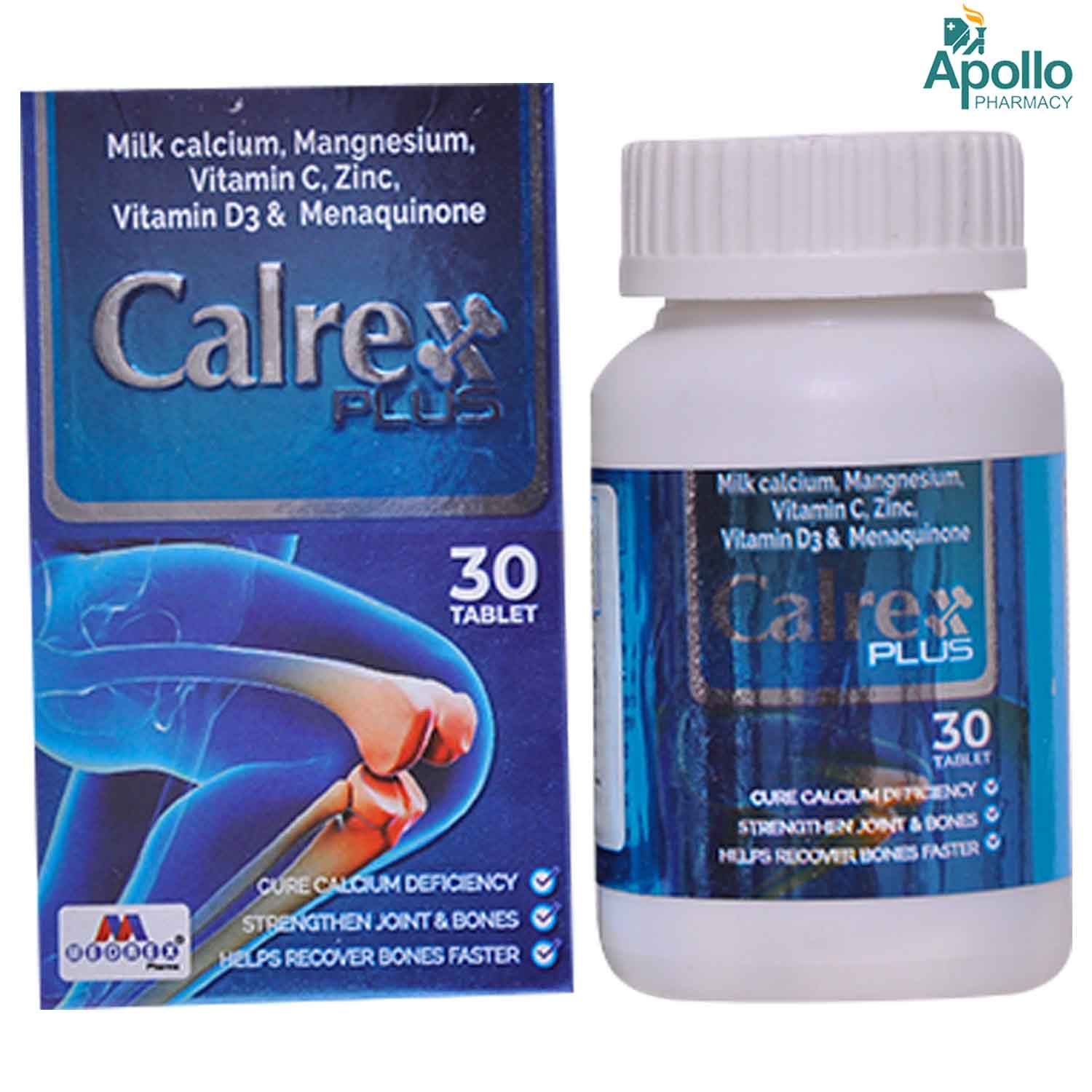 Calrex Plus Tablet 30's Price, Uses, Side Effects, Composition - Apollo ...