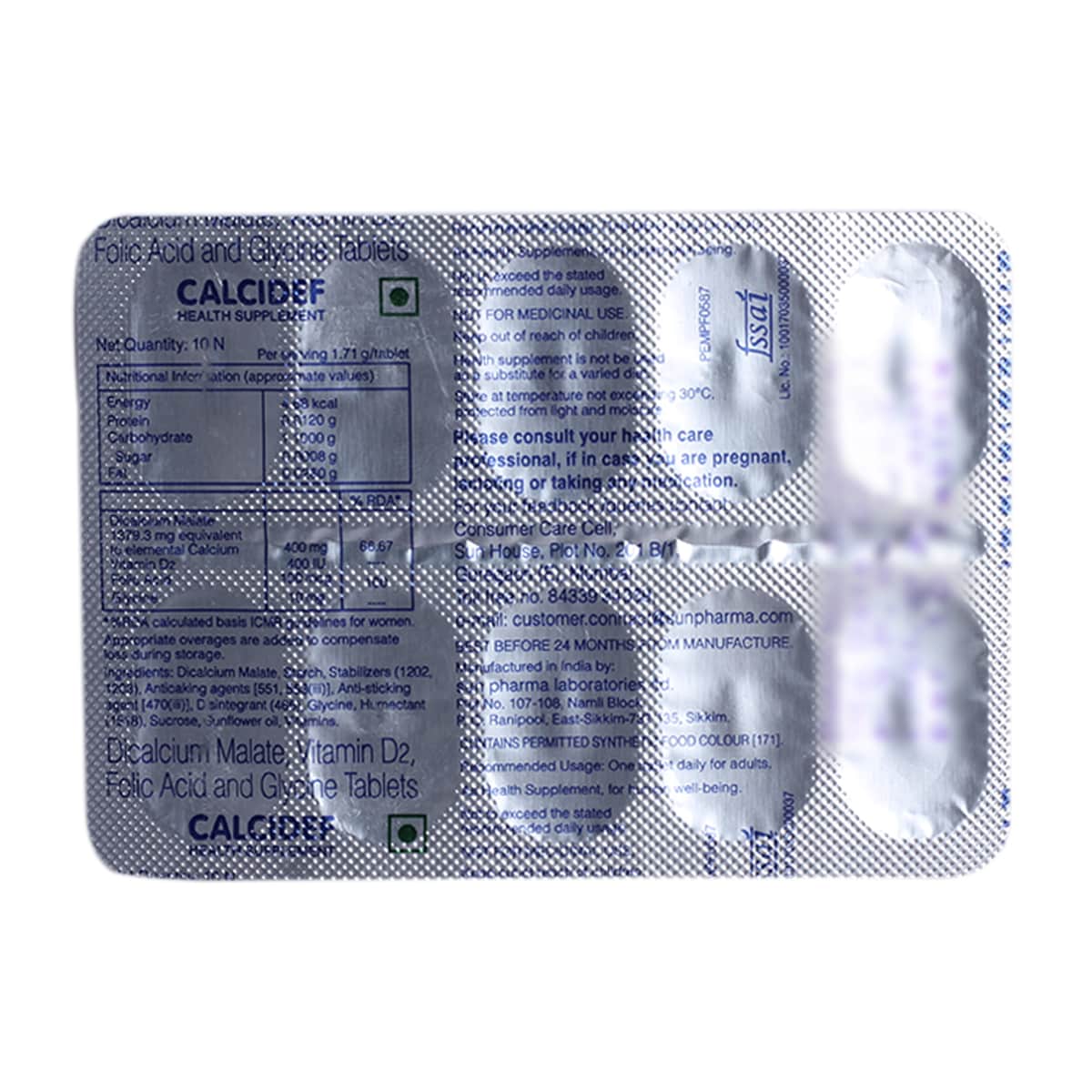 Calcidef Tablet 10's Price, Uses, Side Effects, Composition - Apollo ...