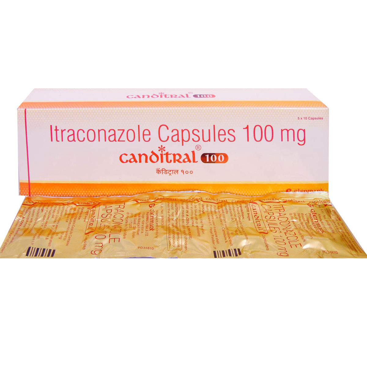 Canditral 100 Capsule 10's Price, Uses, Side Effects, Composition ...