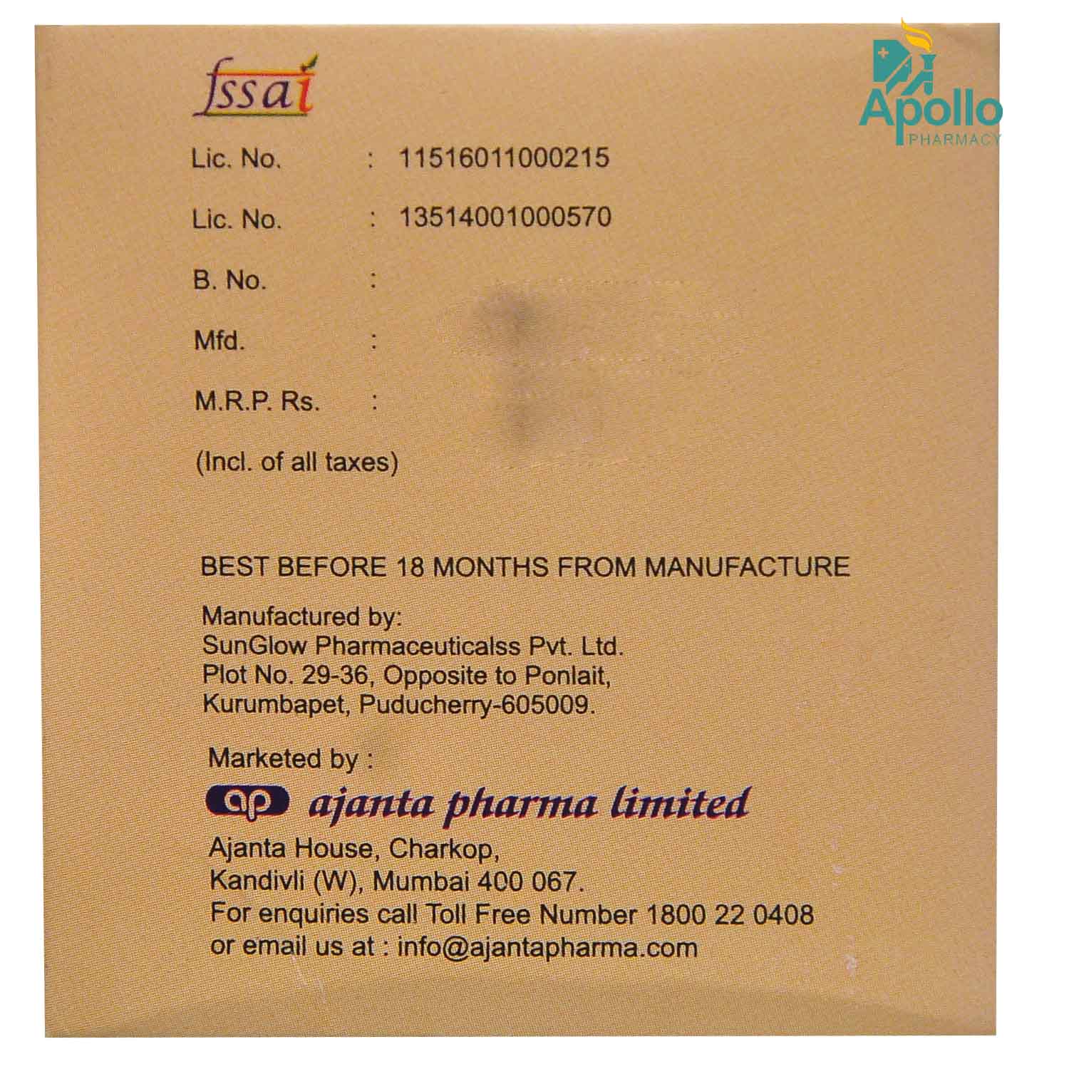 Carofit D Tablet 10's Price, Uses, Side Effects, Composition - Apollo ...