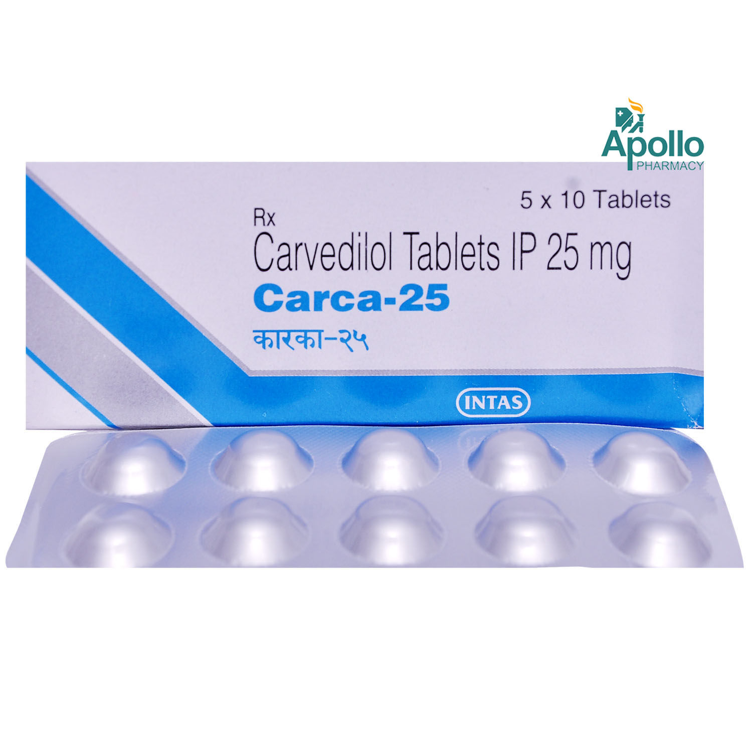 Carca 25 Tablet 10's Price, Uses, Side Effects, Composition - Apollo ...
