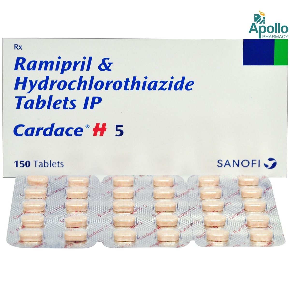 Cardace H 5 Tablet 10's Price, Uses, Side Effects, Composition - Apollo ...