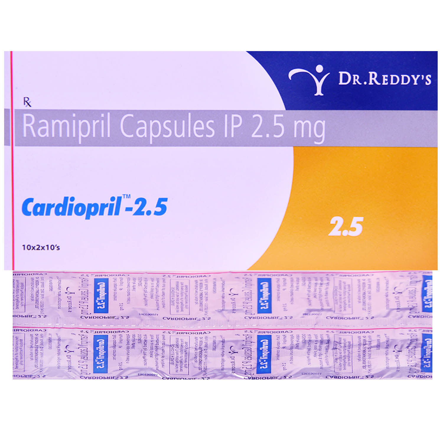 Cardiopril-2.5 Capsule 10's Price, Uses, Side Effects, Composition ...