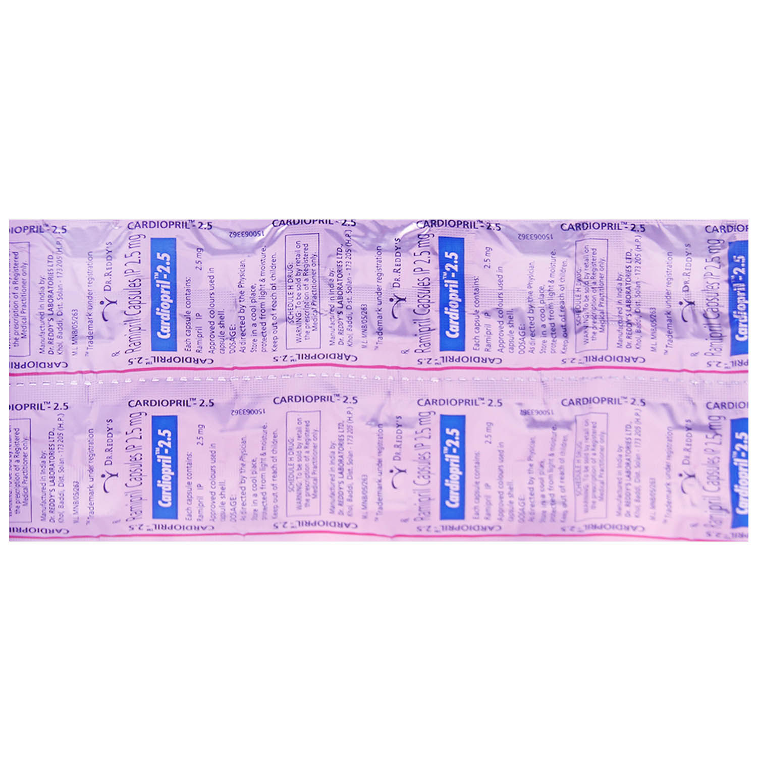 Cardiopril-2.5 Capsule 10's Price, Uses, Side Effects, Composition ...