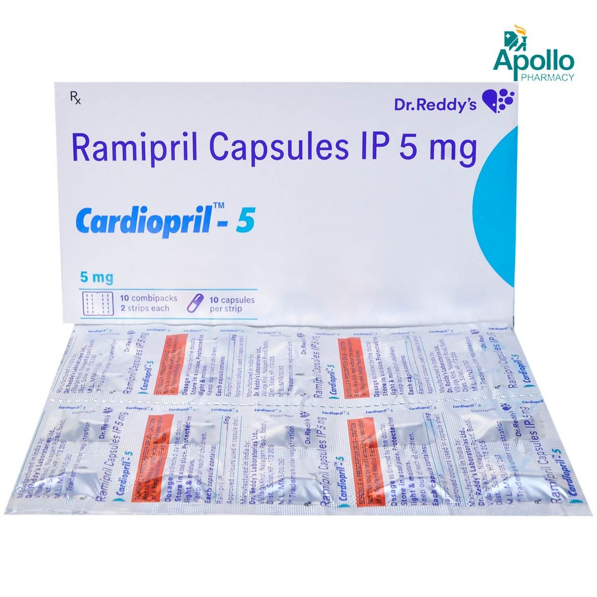 Cardiopril 5 Capsule Price, Uses, Side Effects, Composition - Apollo ...