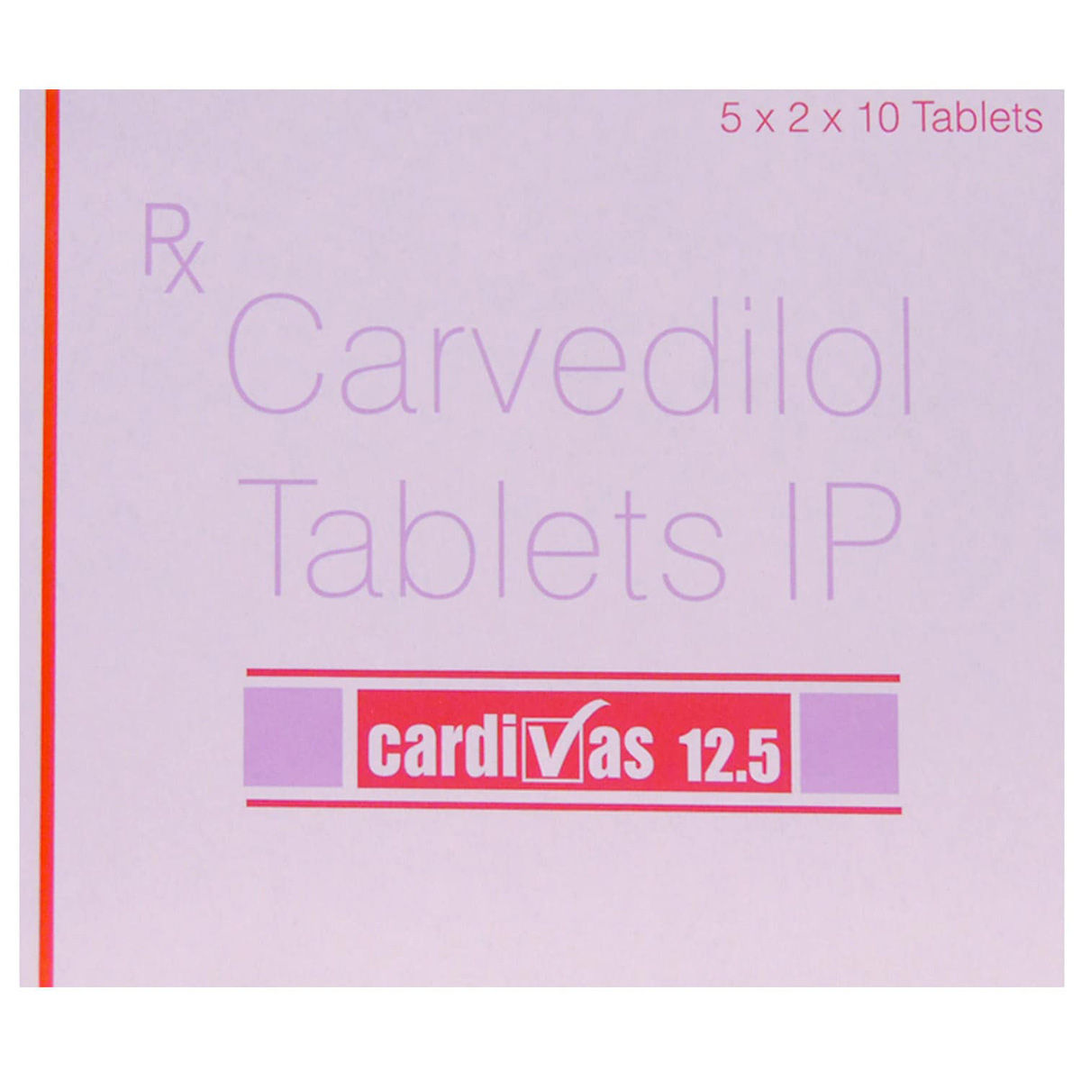 Cardivas 12.5 Tablet 10's Price, Uses, Side Effects, Composition ...