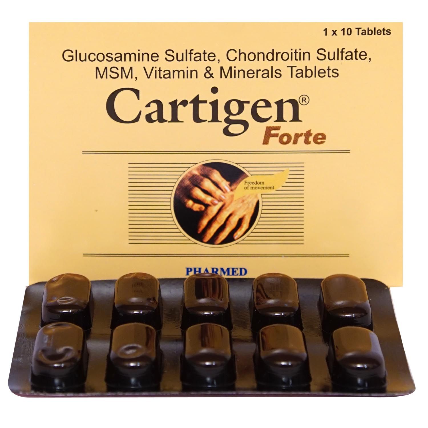 Cartigen Forte Tablet 10's Price, Uses, Side Effects, Composition ...
