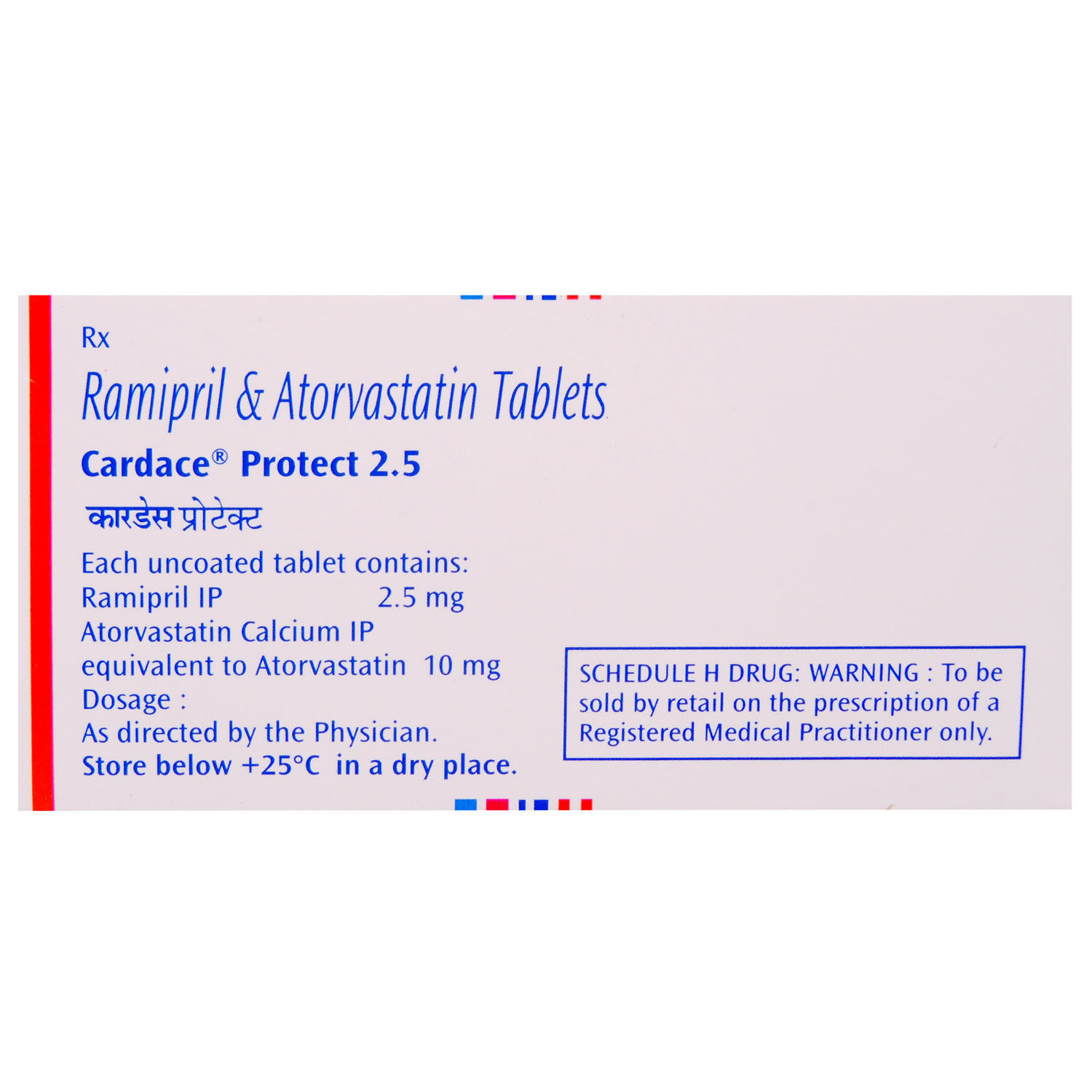 Cardace Protect 2.5 Tablet 10's Price, Uses, Side Effects, Composition ...