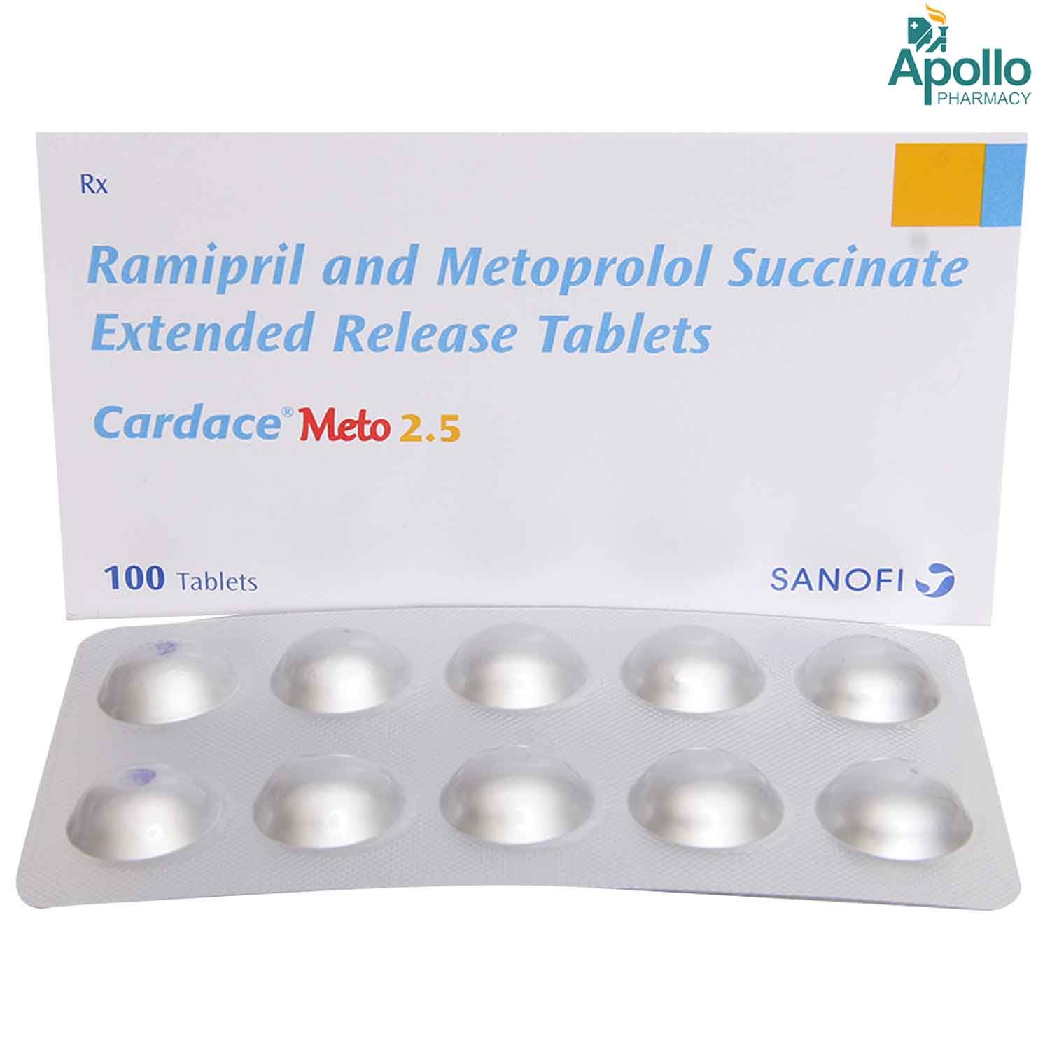Cardace Meto 2.5 Tablet 10's Price, Uses, Side Effects, Composition ...