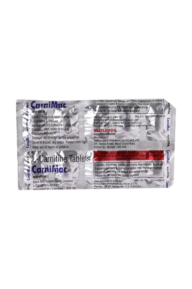 CARNIMAC CAPSULE Price, Uses, Side Effects, Composition - Apollo Pharmacy