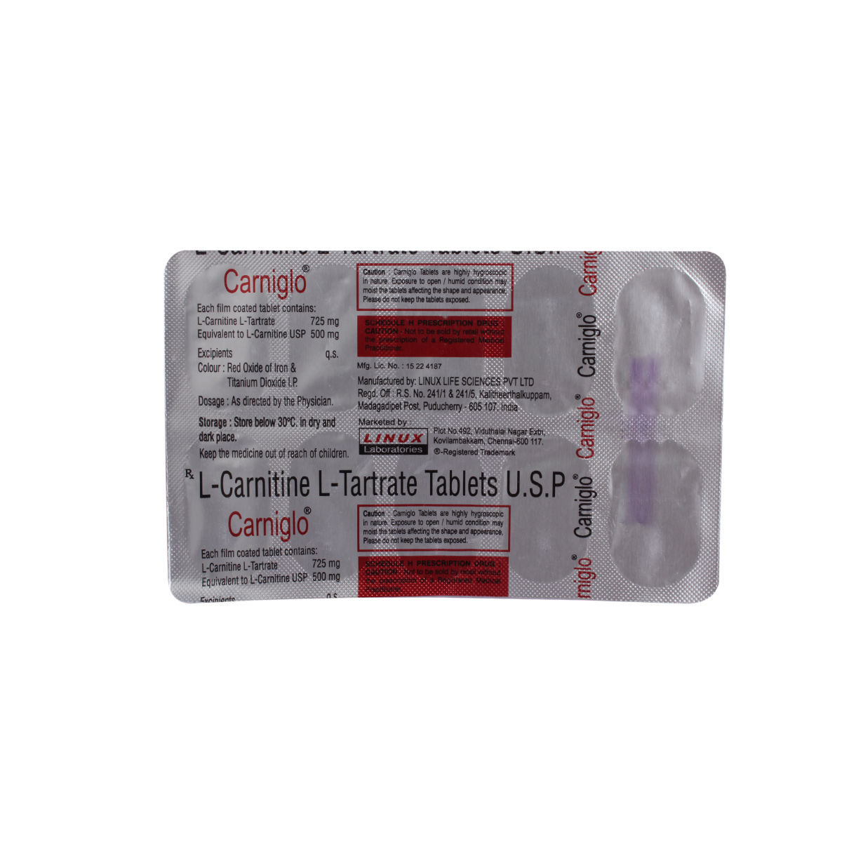 Carniglo Tablet 10's Price, Uses, Side Effects, Composition - Apollo ...