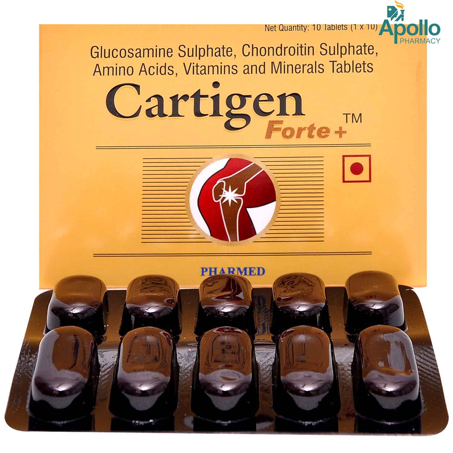 Cartigen Forte Plus Tablet 10's Price, Uses, Side Effects, Composition ...