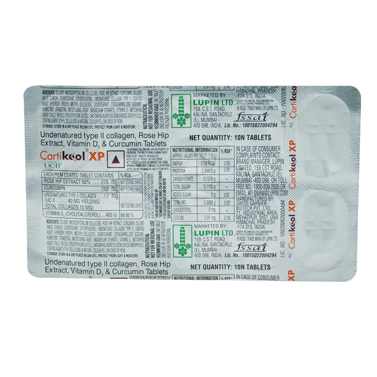 Cartikool XP Tablet 10's Price, Uses, Side Effects, Composition ...