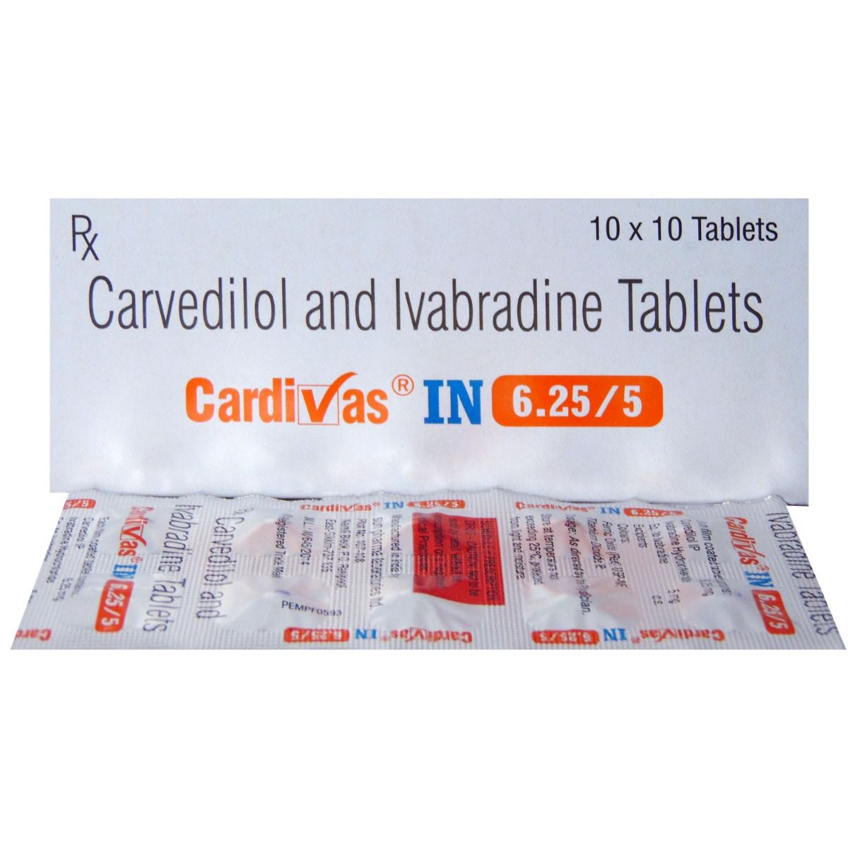 Cardivas IN 6.25/5 Tablet 10's Price, Uses, Side Effects, Composition ...
