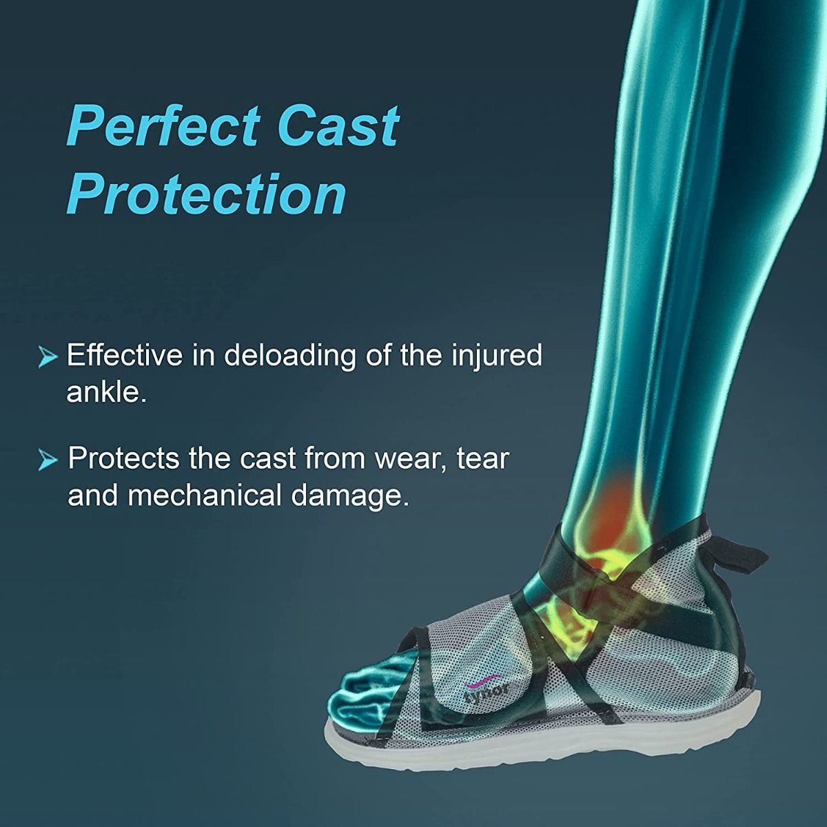 Tynor Cast Shoe Large, 1 Count Price, Uses, Side Effects, Composition ...