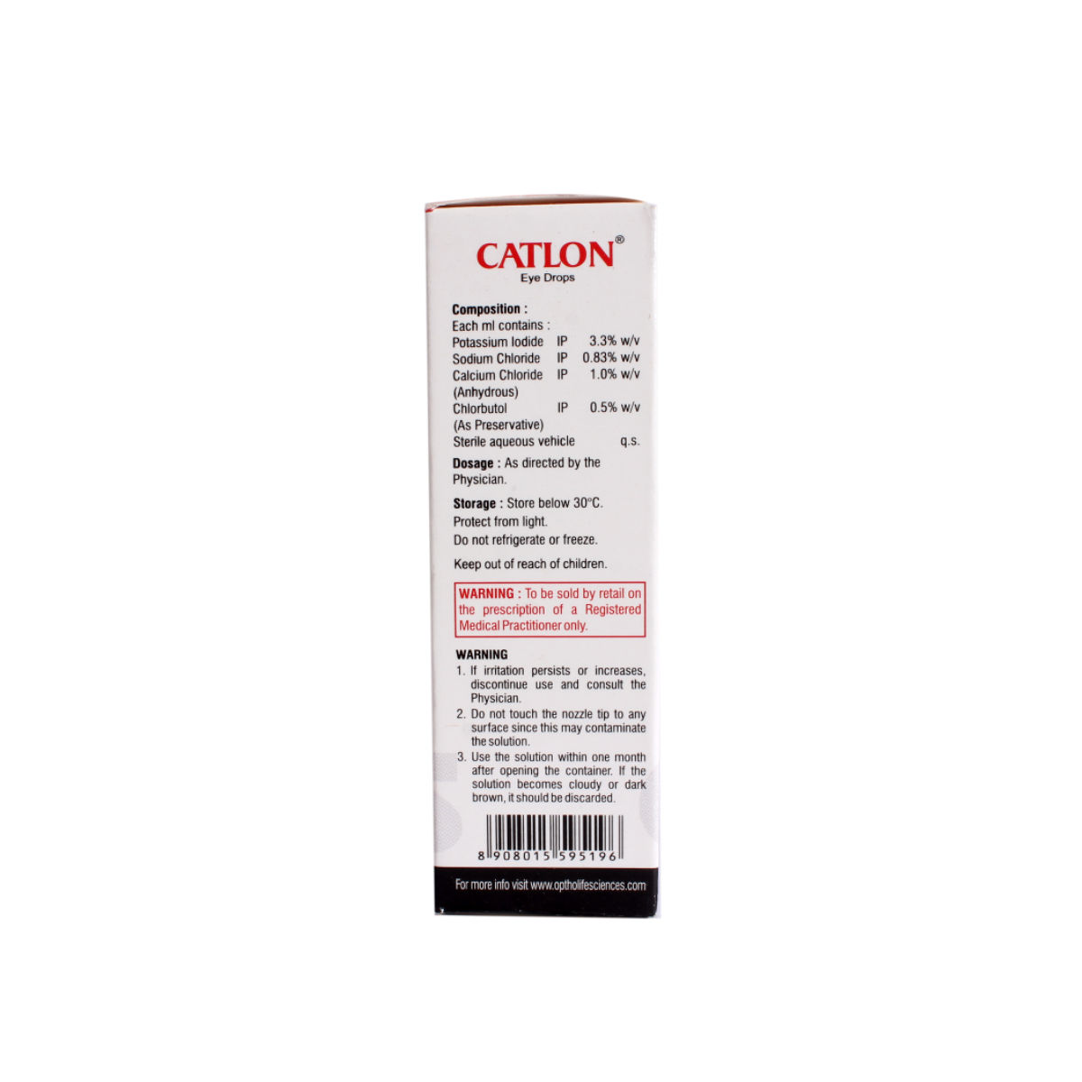 Catlon Eye Drops 10 ml Price, Uses, Side Effects, Composition - Apollo ...