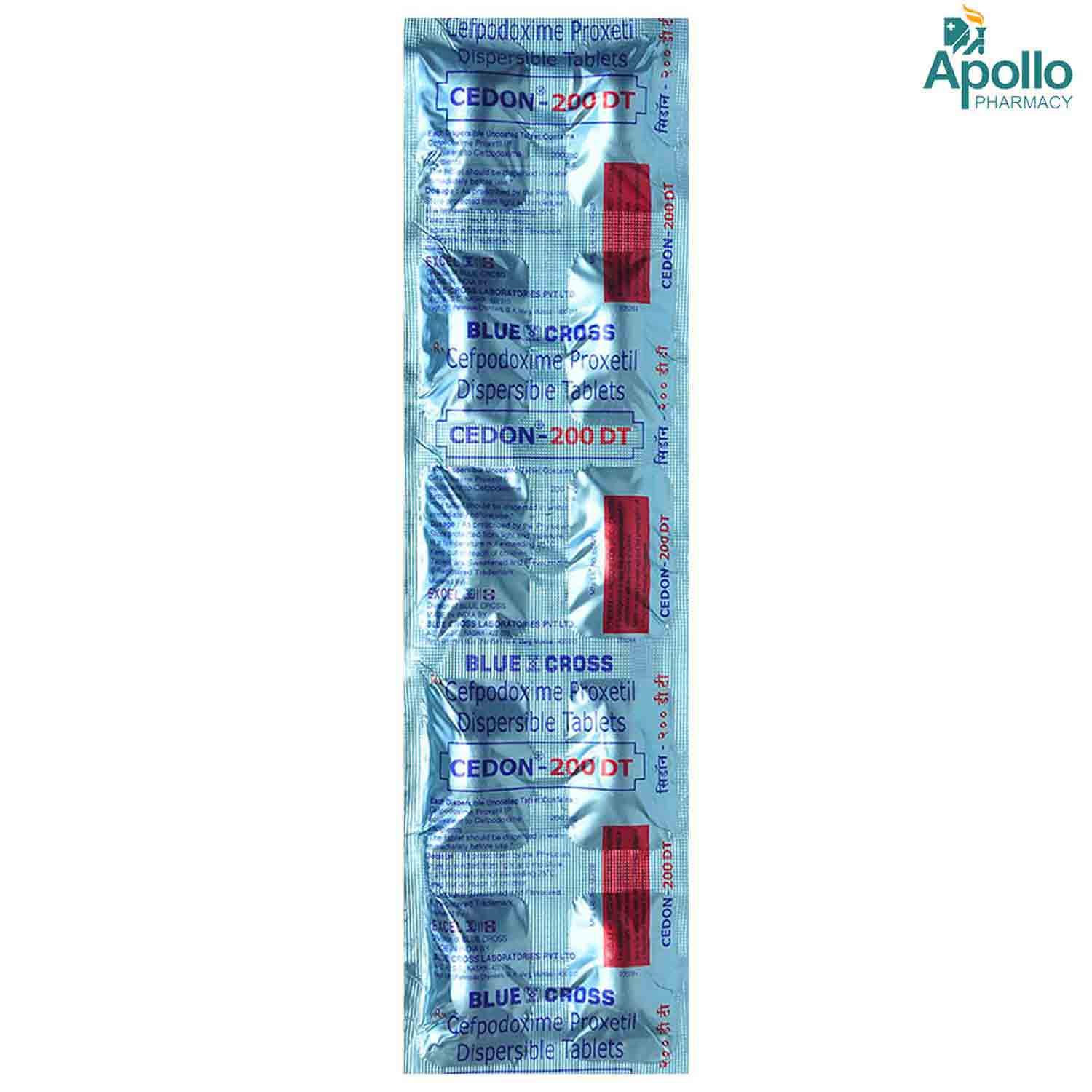 Cedon 200 DT Tablet 10's Price, Uses, Side Effects, Composition ...