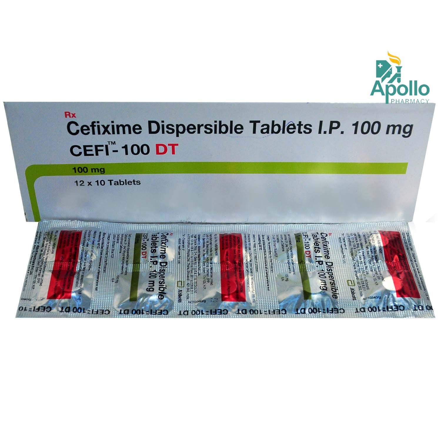 Cefi Dt 100 mg Tablet 10's Price, Uses, Side Effects, Composition ...