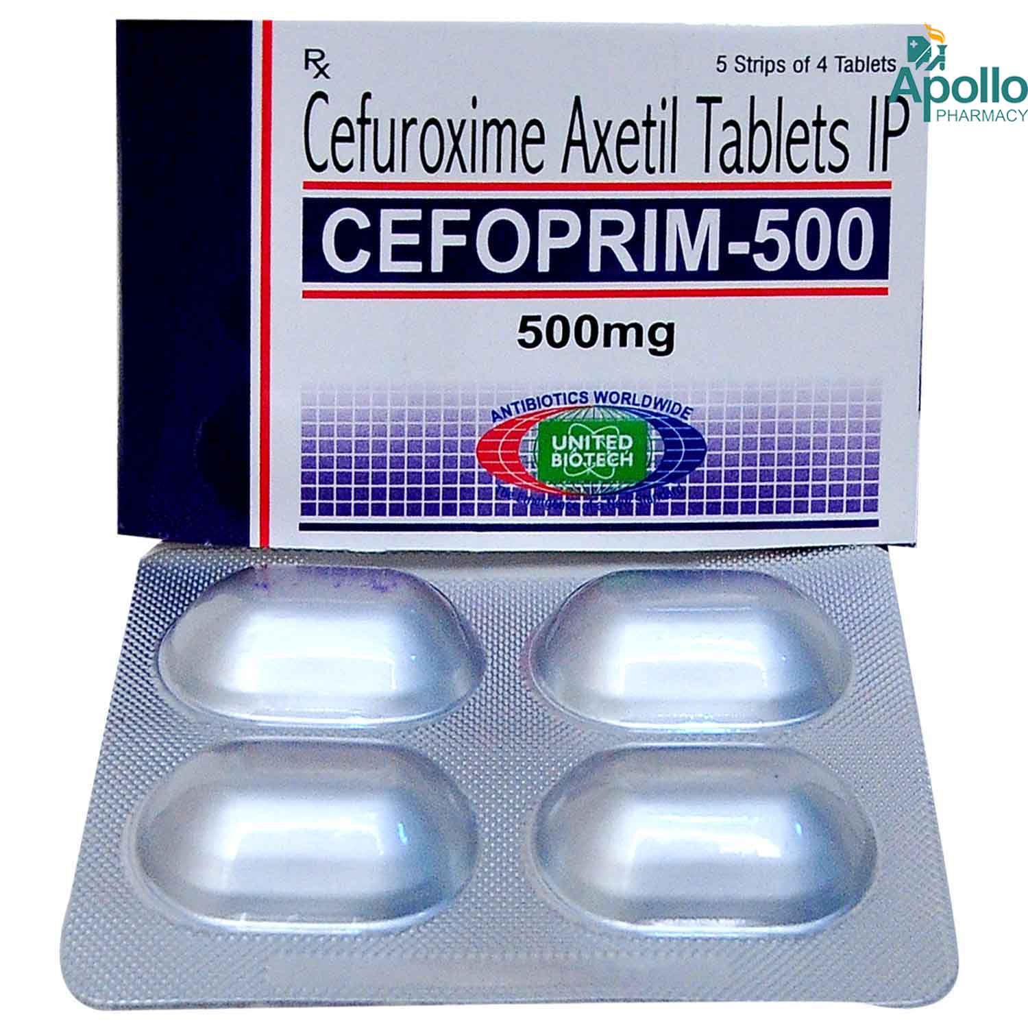 Cefoprim 500 Tablet 4's Price, Uses, Side Effects, Composition - Apollo ...