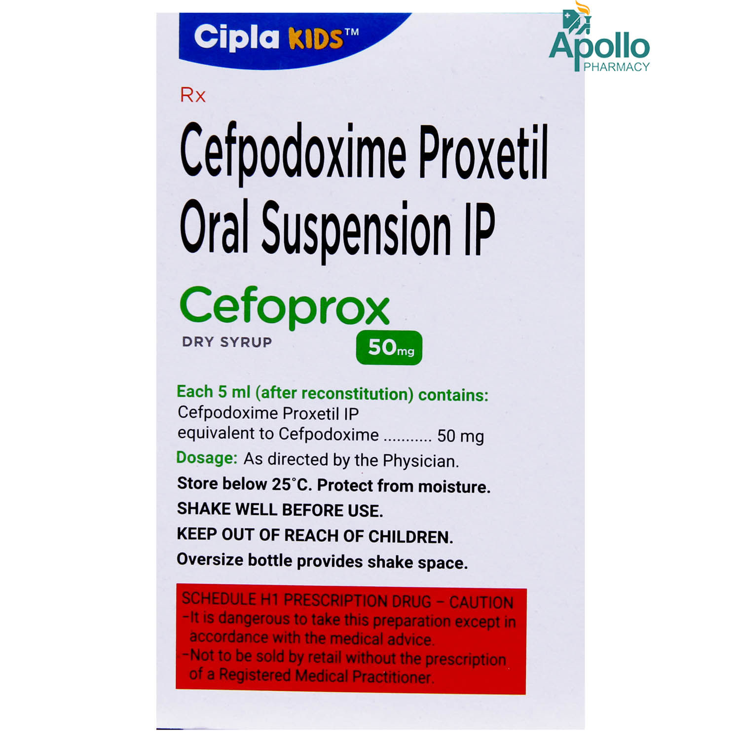 Cefoprox 50 mg Suspension 30 ml Price, Uses, Side Effects, Composition ...