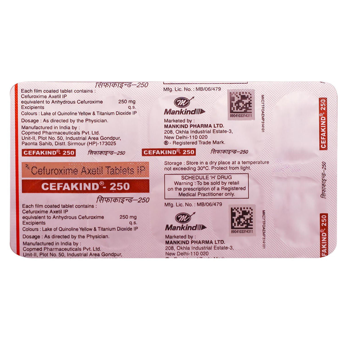 Cefakind 250 Tablet 10's Price, Uses, Side Effects, Composition ...