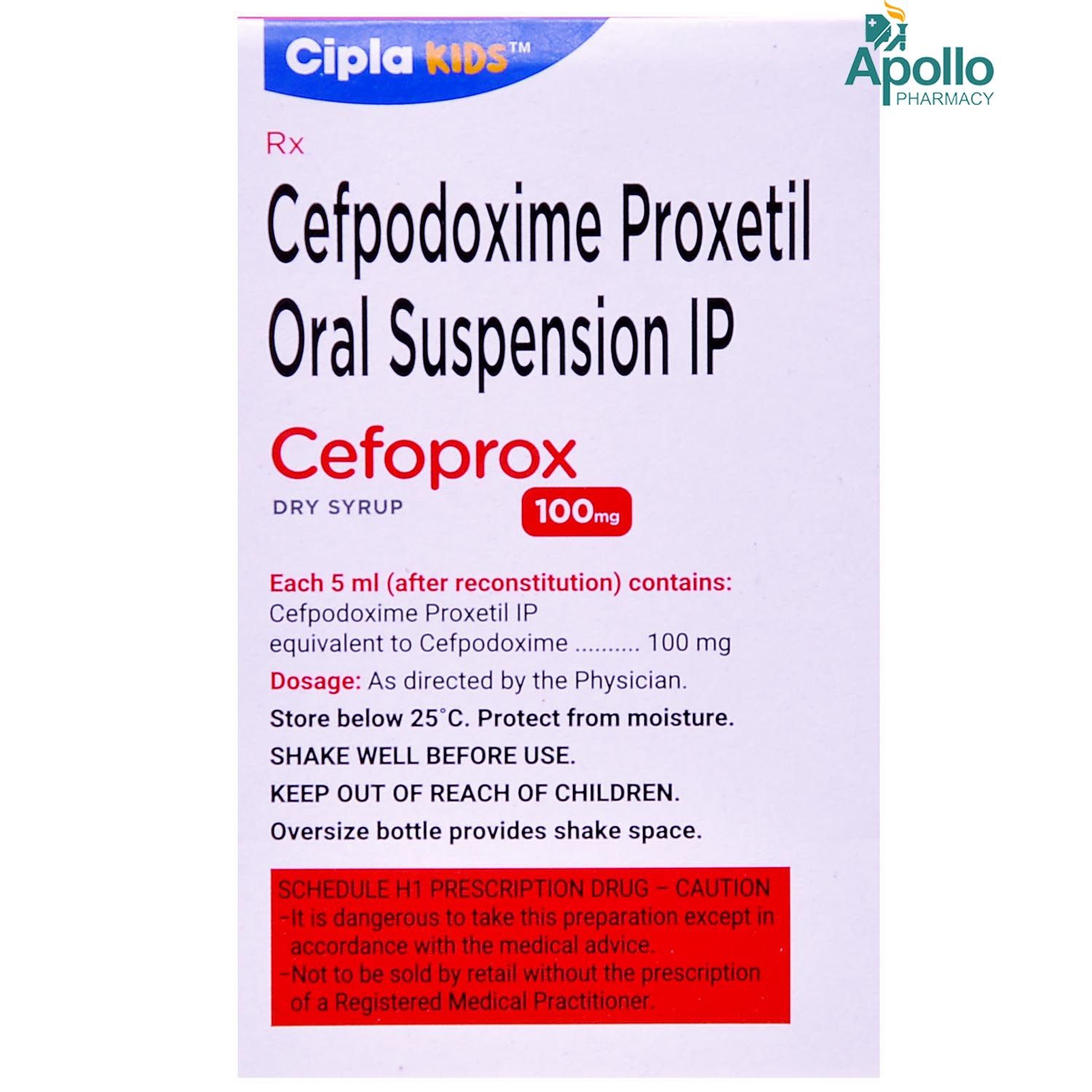 Cefoprox 100 mg Dry Syrup 30 ml Price, Uses, Side Effects, Composition ...