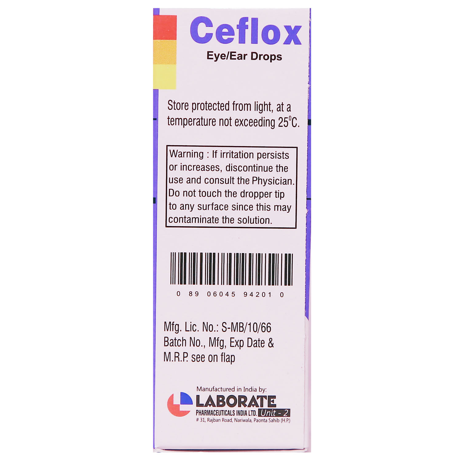 Ceflox Eye/Ear Drops 10 ml Price, Uses, Side Effects, Composition ...