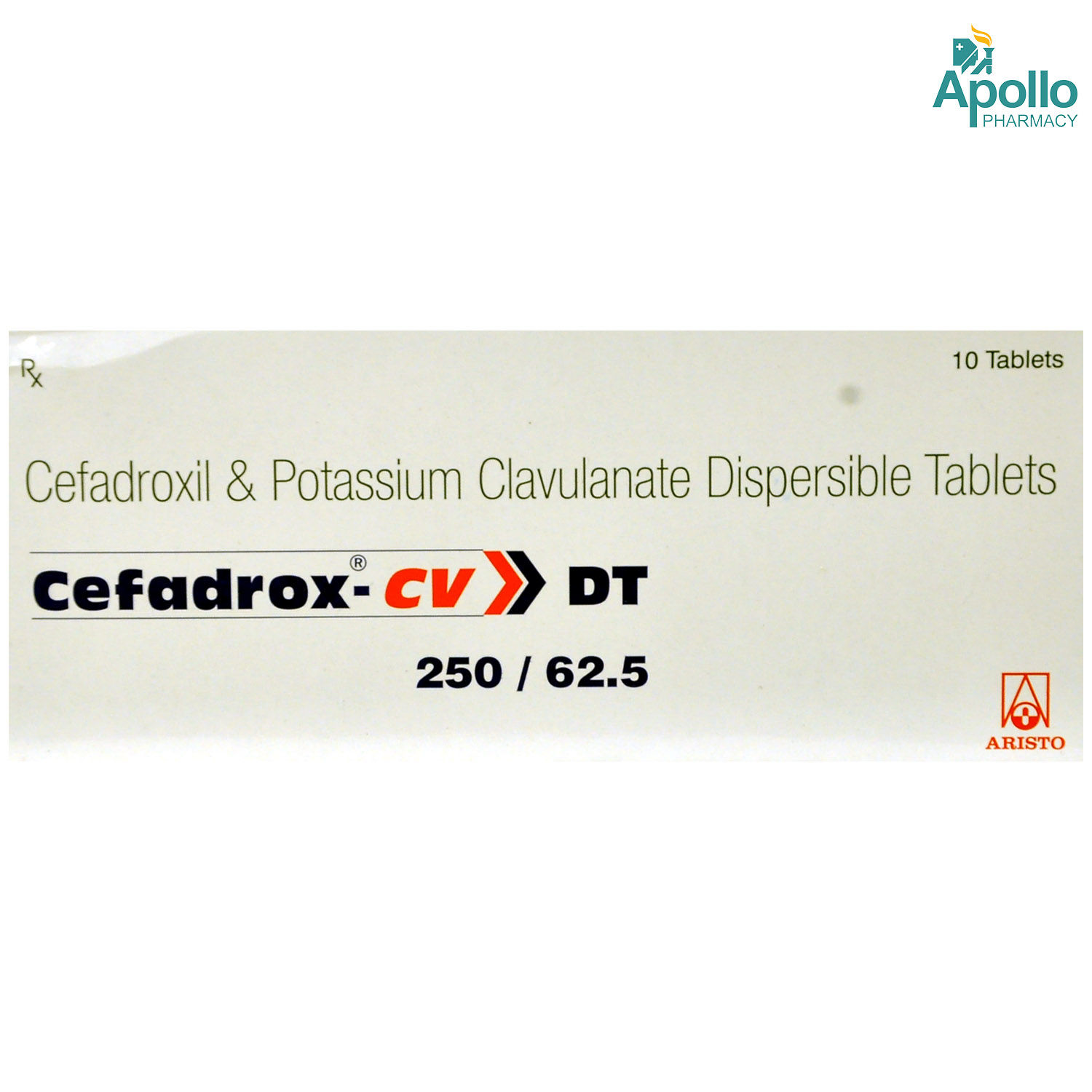 Cefadrox CV DT 250/62.5 Tablet 10's Price, Uses, Side Effects ...